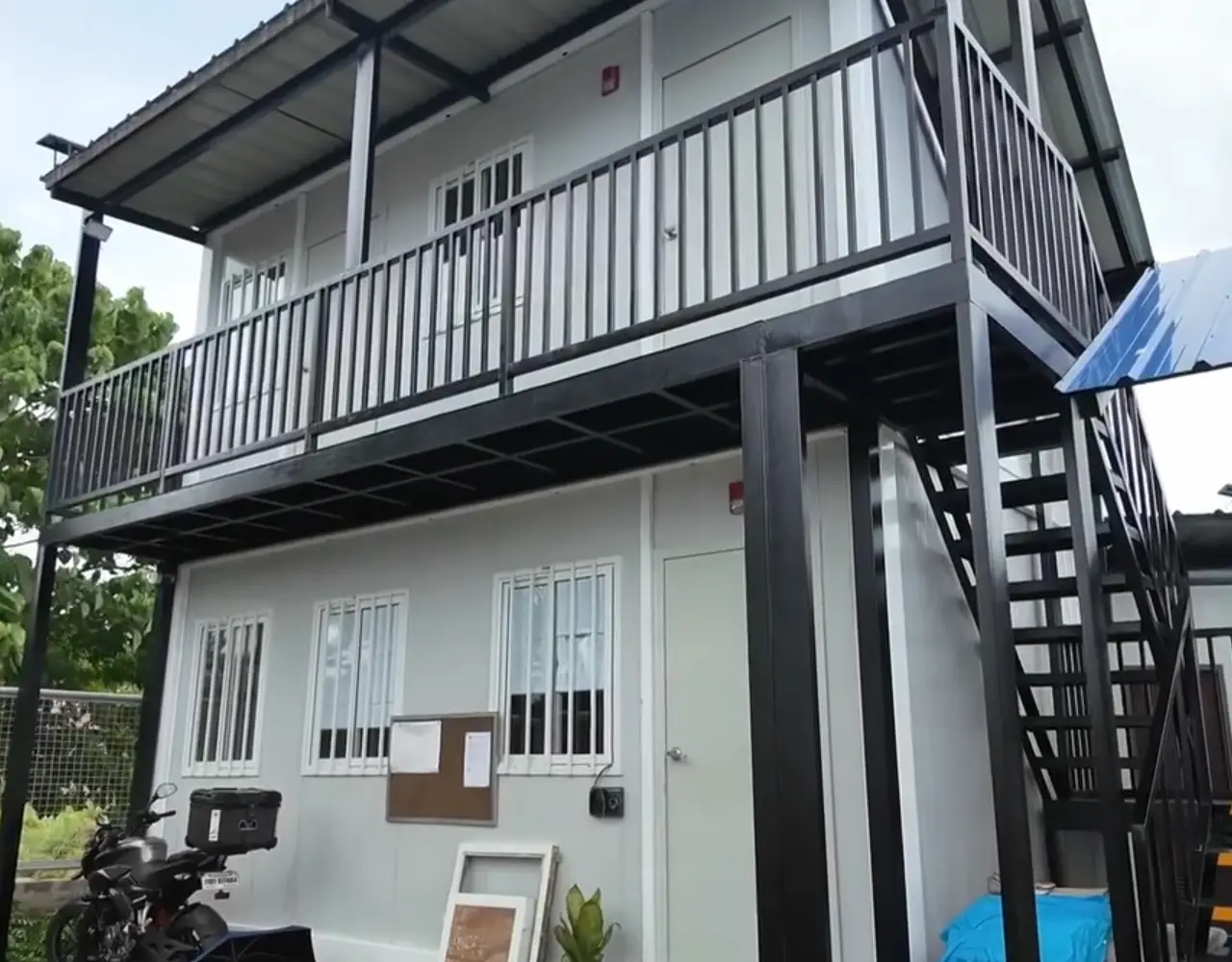 Prefabricated Office with Extension at Davao City - Prefab Davao